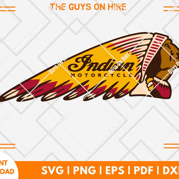 Indian Motorcycle Svg - Etsy