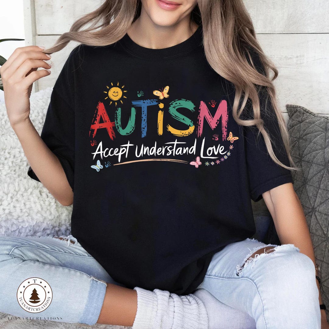 NEW Brushstroke Autism Shirt, Autism Awareness Shirt, Autism Puzzle ...