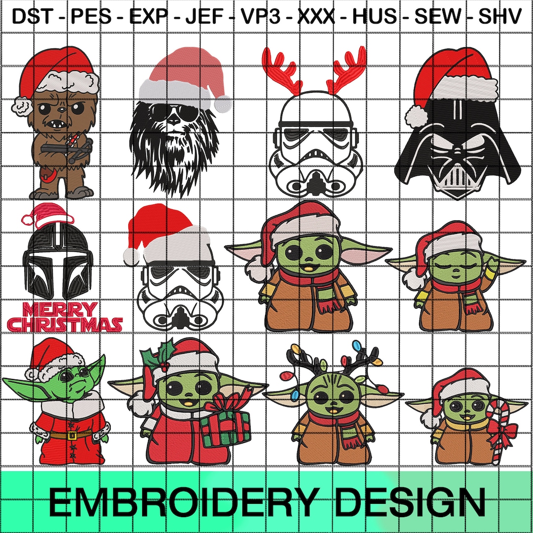 Bundle Merry Christmas Embroidery Designs Christmas Embroidery Files ...