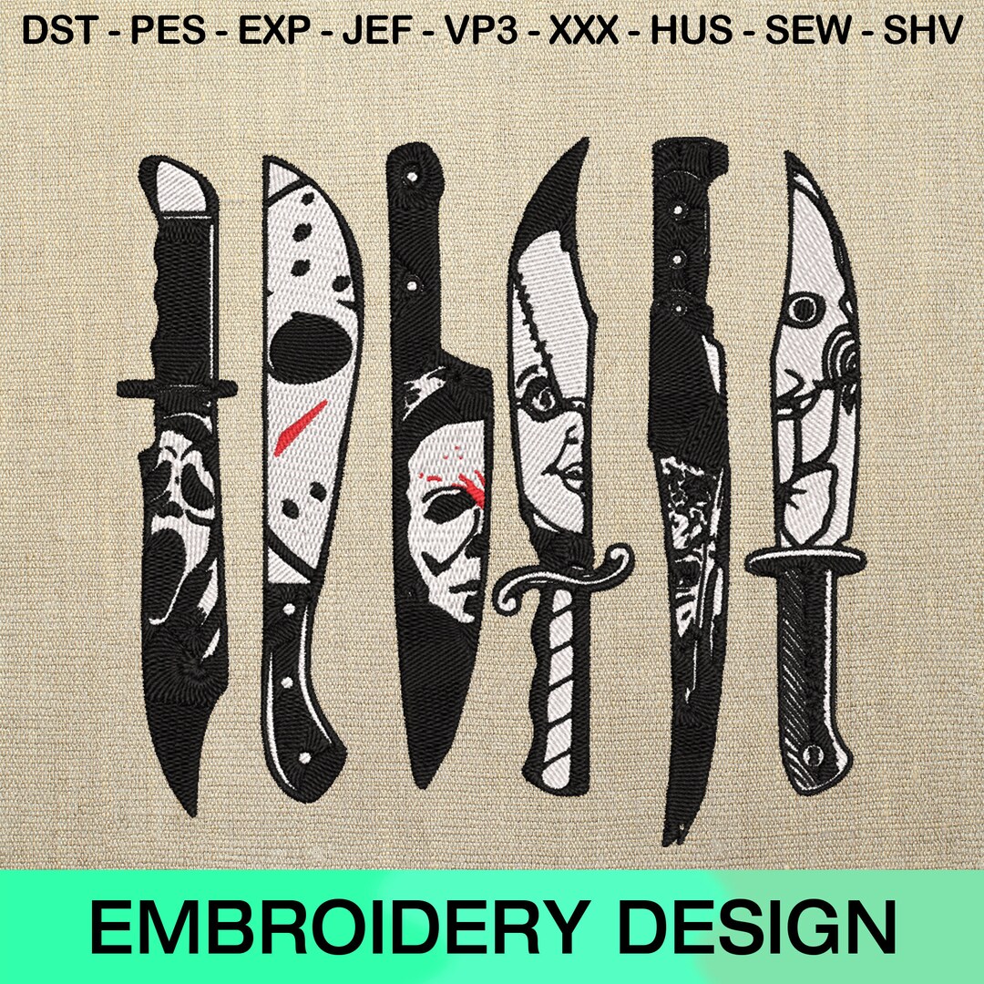 Halloween Horror Embroidery Designs Halloween 2023 Embroidery Files ...
