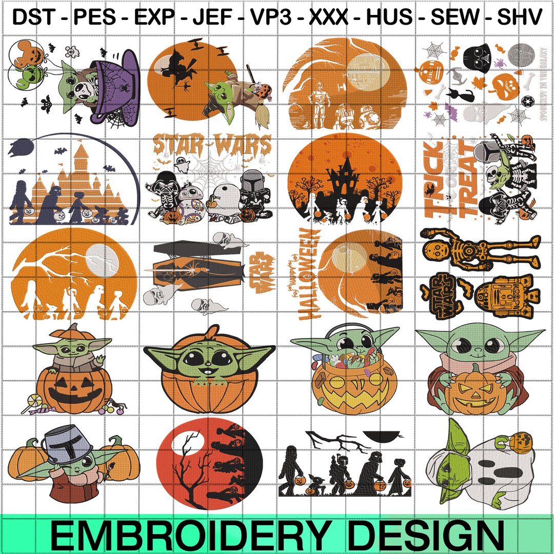 20 Baby Halloween Embroidery Designs Bundle Baby Halloween Embroidery ...