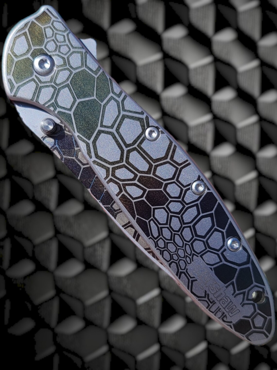 Kryptic Camo Pocket Knife - Etsy