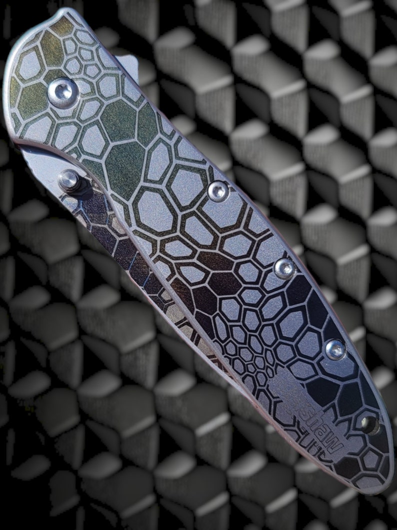 Kryptic Camo Pocket Knife - Etsy