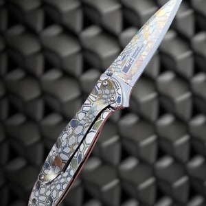 Kryptic Camo Pocket Knife - Etsy