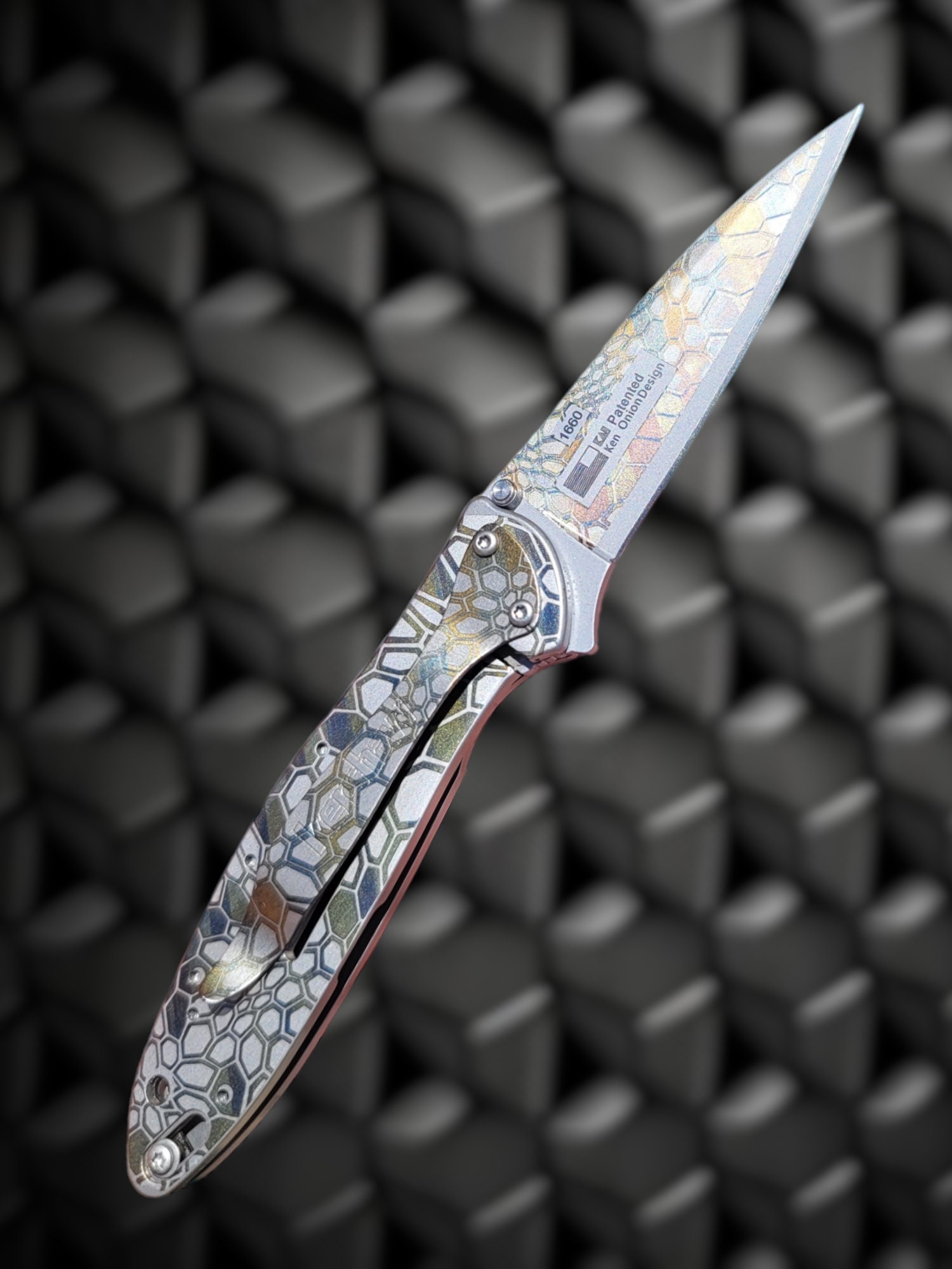 Kryptic Camo Pocket Knife - Etsy