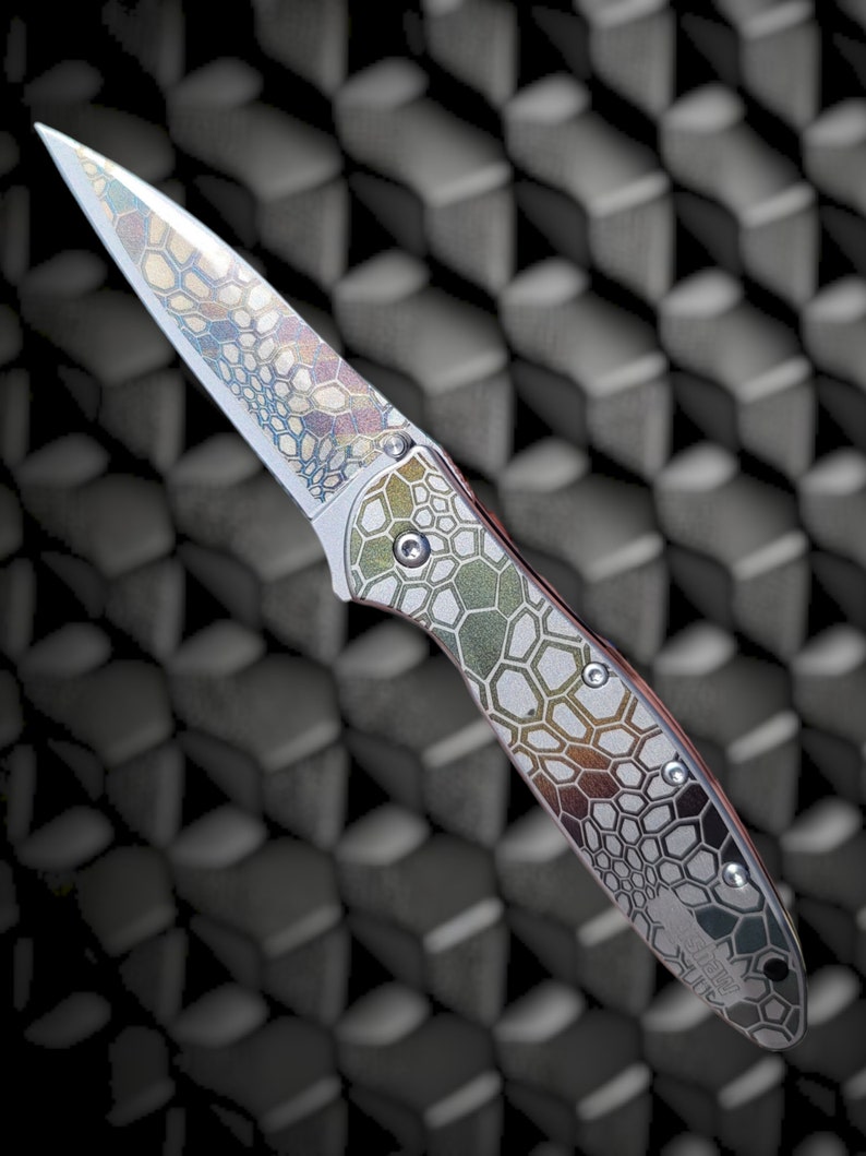 Kryptic Camo Pocket Knife - Etsy