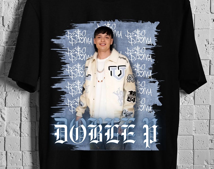 Peso Pluma PNG, DOBLE P Tour PNG, Peso Pluma Tshirt Digital Download ...
