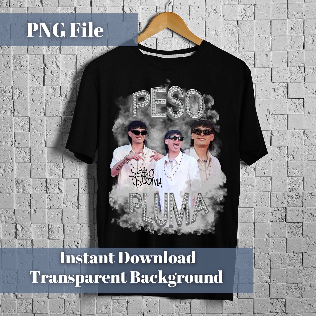 Peso Pluma PNG, DOBLE P Tour PNG, Peso Pluma Tshirt Digital Download ...