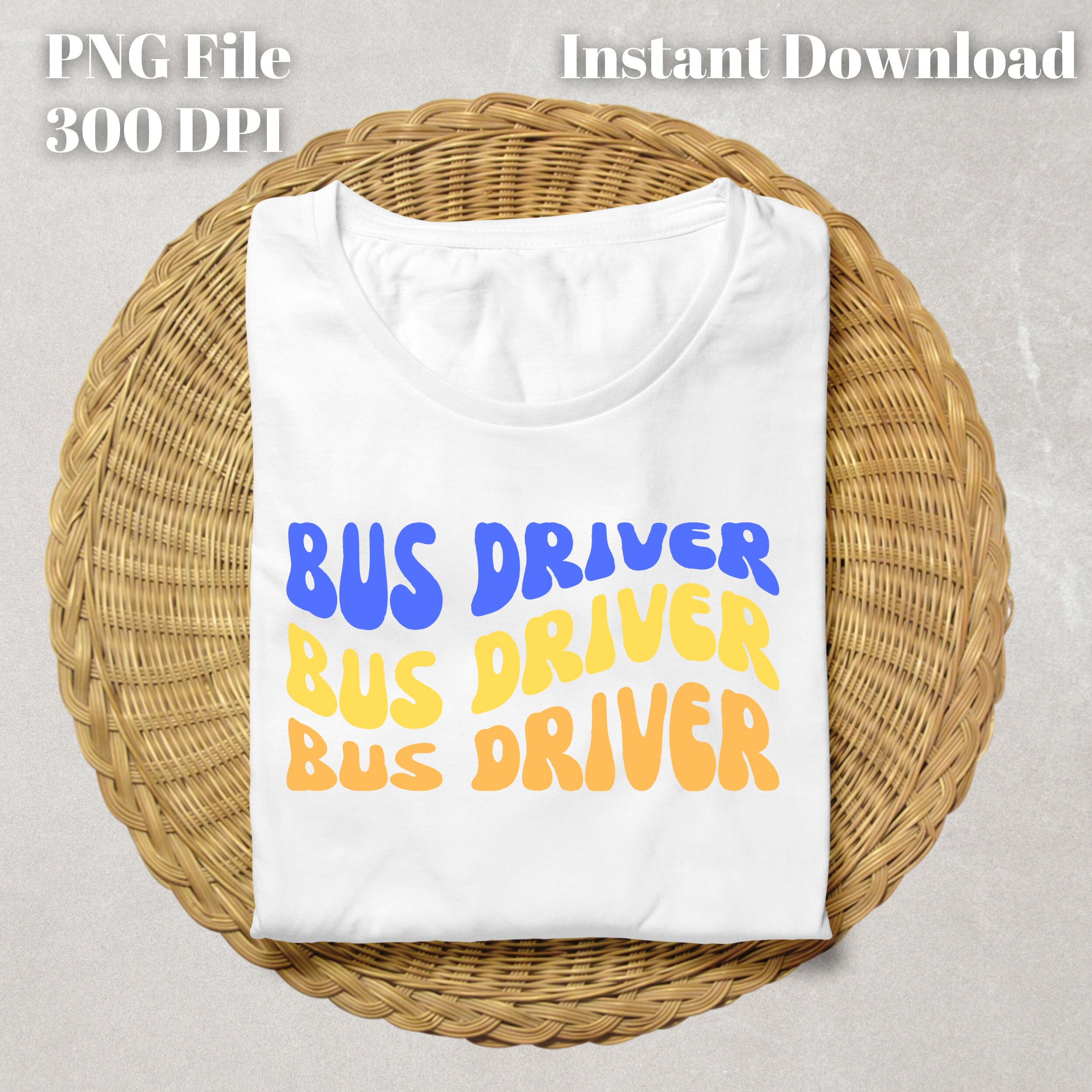 Groovy School Bus Driver PNG File, Bus Driver Appreciation Gift, Groovy ...