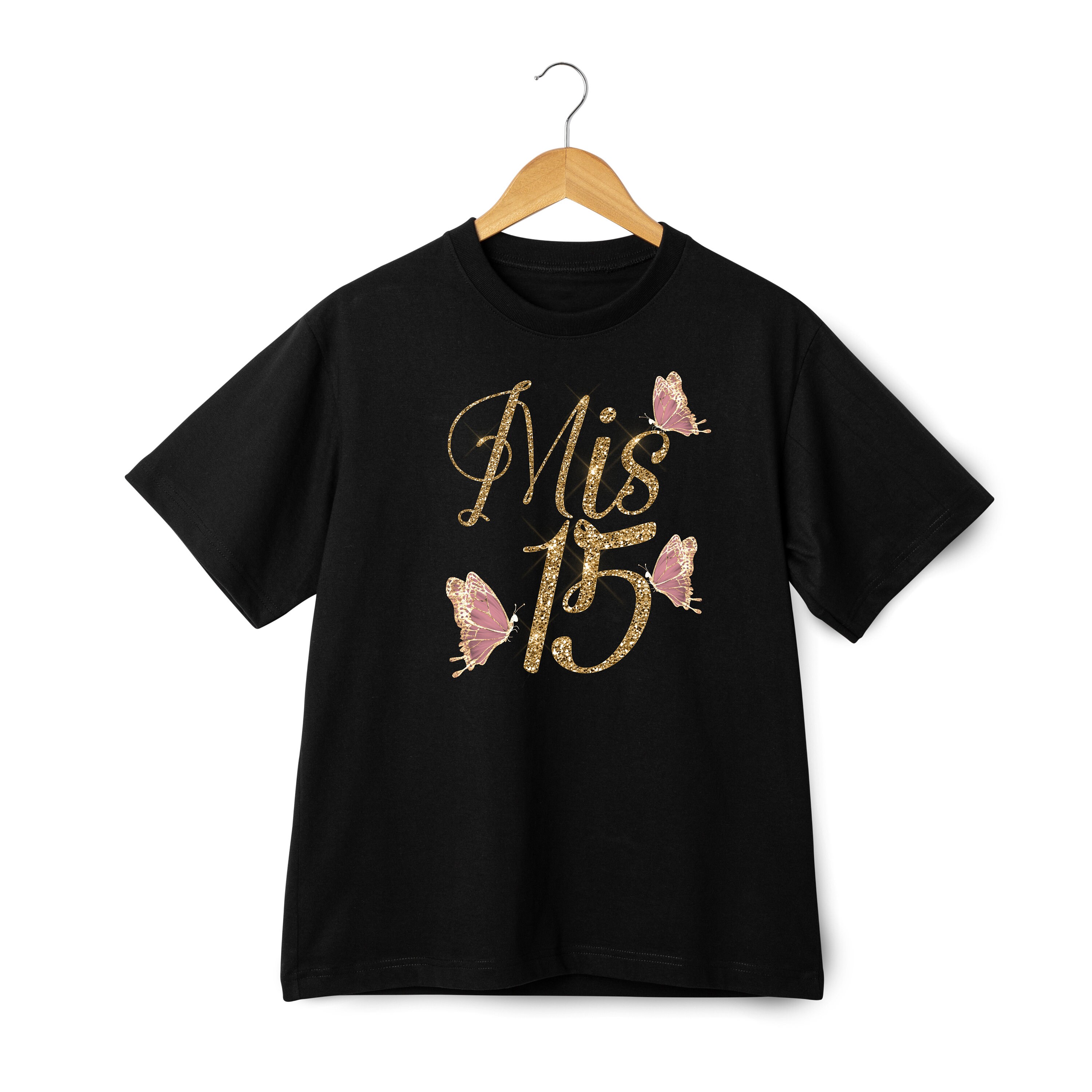 Mis Quince Png, Mis 15 Tshirt Design Download, Butterfly Quinceanera ...