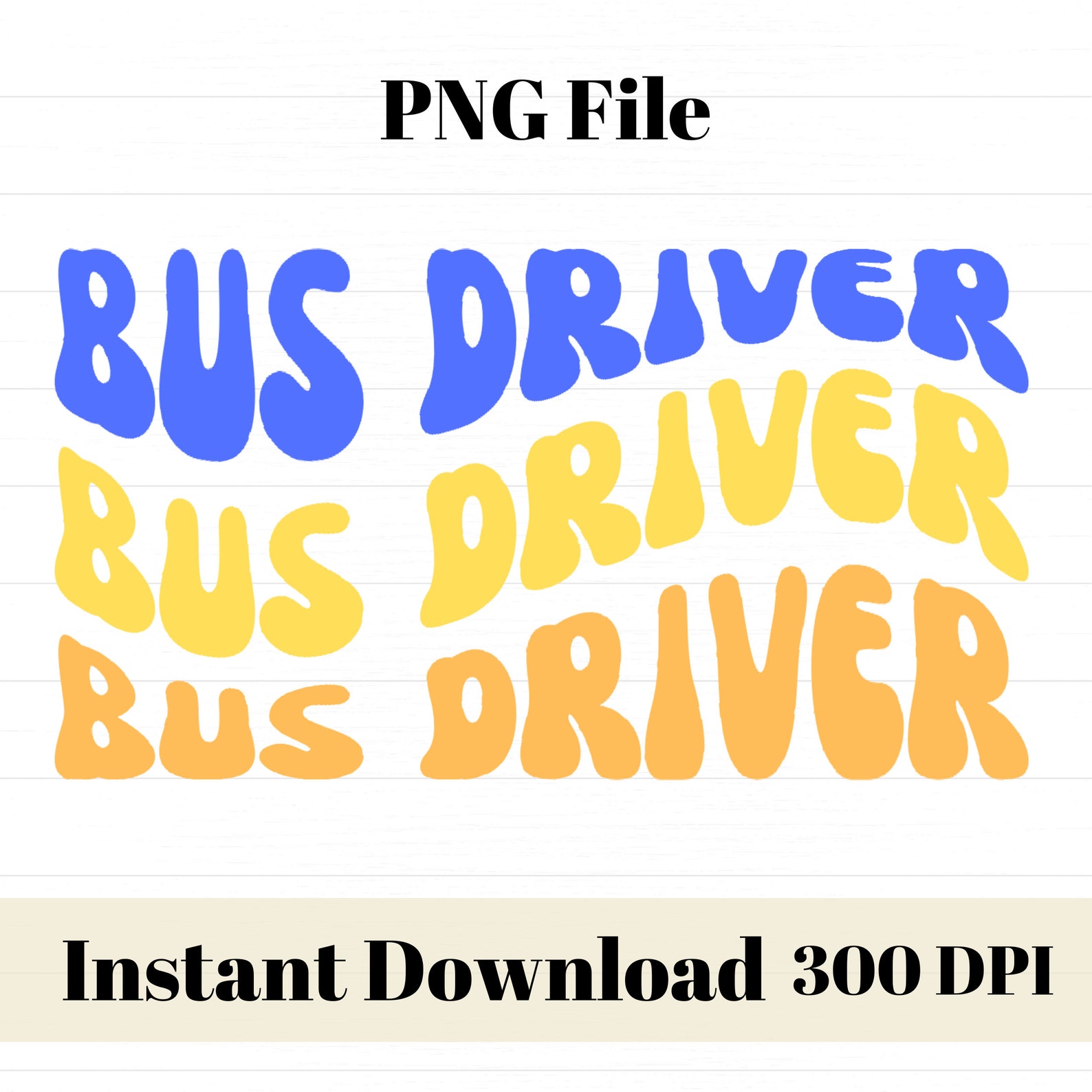 Groovy School Bus Driver PNG File, Bus Driver Appreciation Gift, Groovy ...