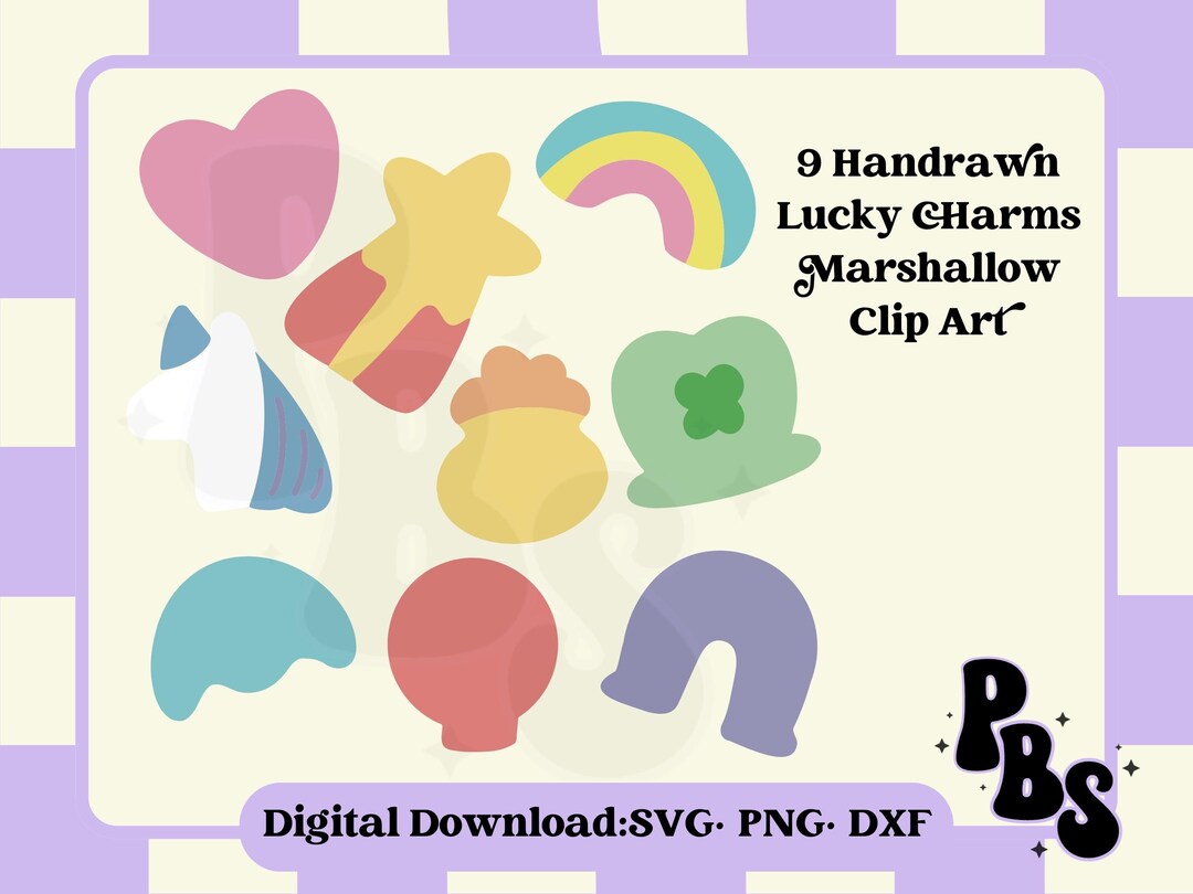 Lucky Marshmallow Cereal | St Patricks Day |clipart | Digital Designs ...