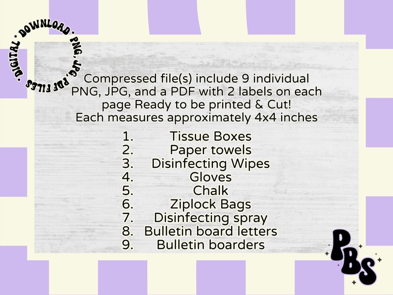 Extra Teacher Classroom Labels in Black Composition Design W.thin Font ...