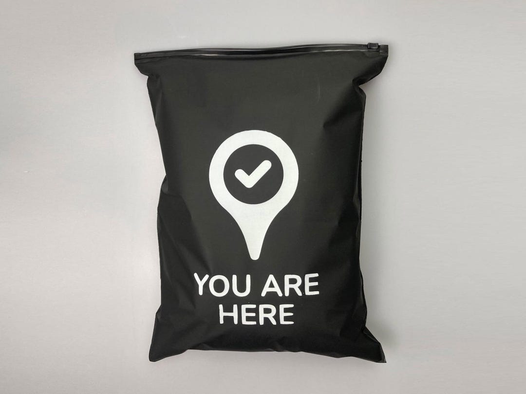 100pcs Zipper Bags in Black Colour, Poly Mailers With Zipper, Poly Bag ...