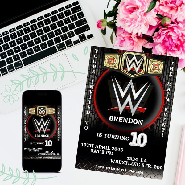 Wwe Wrestling - Etsy