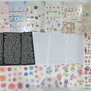 Random Sticker Sheets Grab Bag: Random Kawaii Sticker Sheet Grab Bag ...