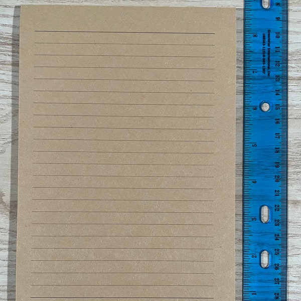 Lined Kraft Paper - Etsy