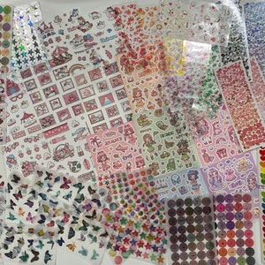 Random Sticker Sheets Grab Bag: Random Kawaii Sticker Sheet Grab Bag ...