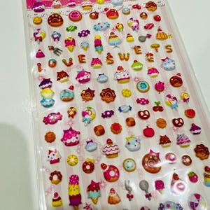Random Mystery 3D Sticker Sheets: Assorted Styles, Puffy Bubble ...