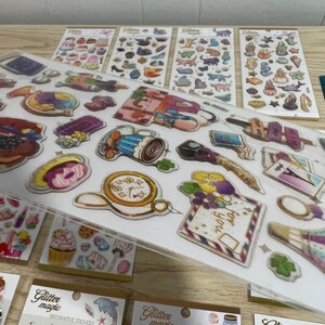 Random Mystery 3D Sticker Sheets: Assorted Styles, Puffy Bubble ...