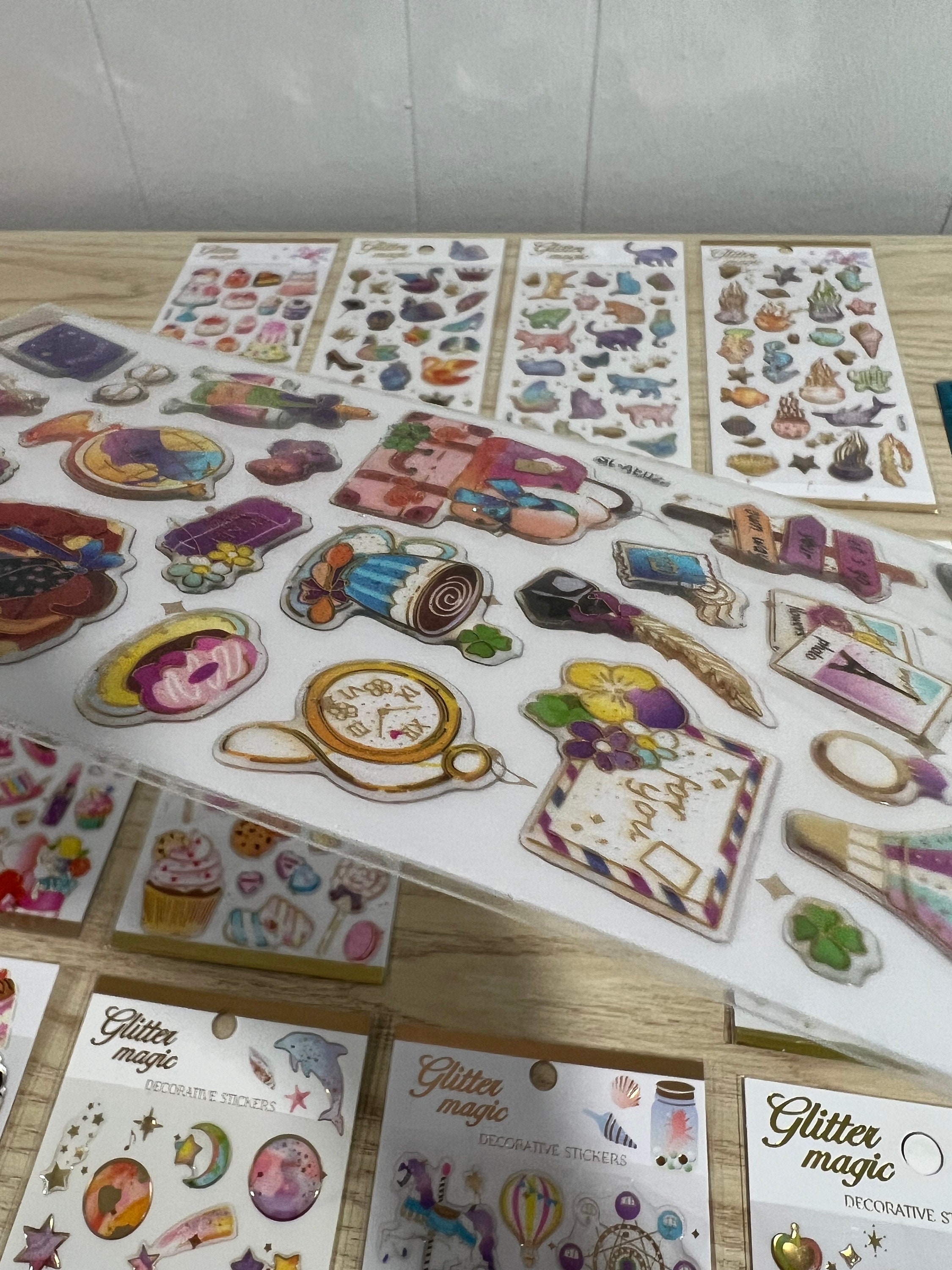Random Mystery 3D Sticker Sheets: Assorted Styles, Puffy Bubble ...