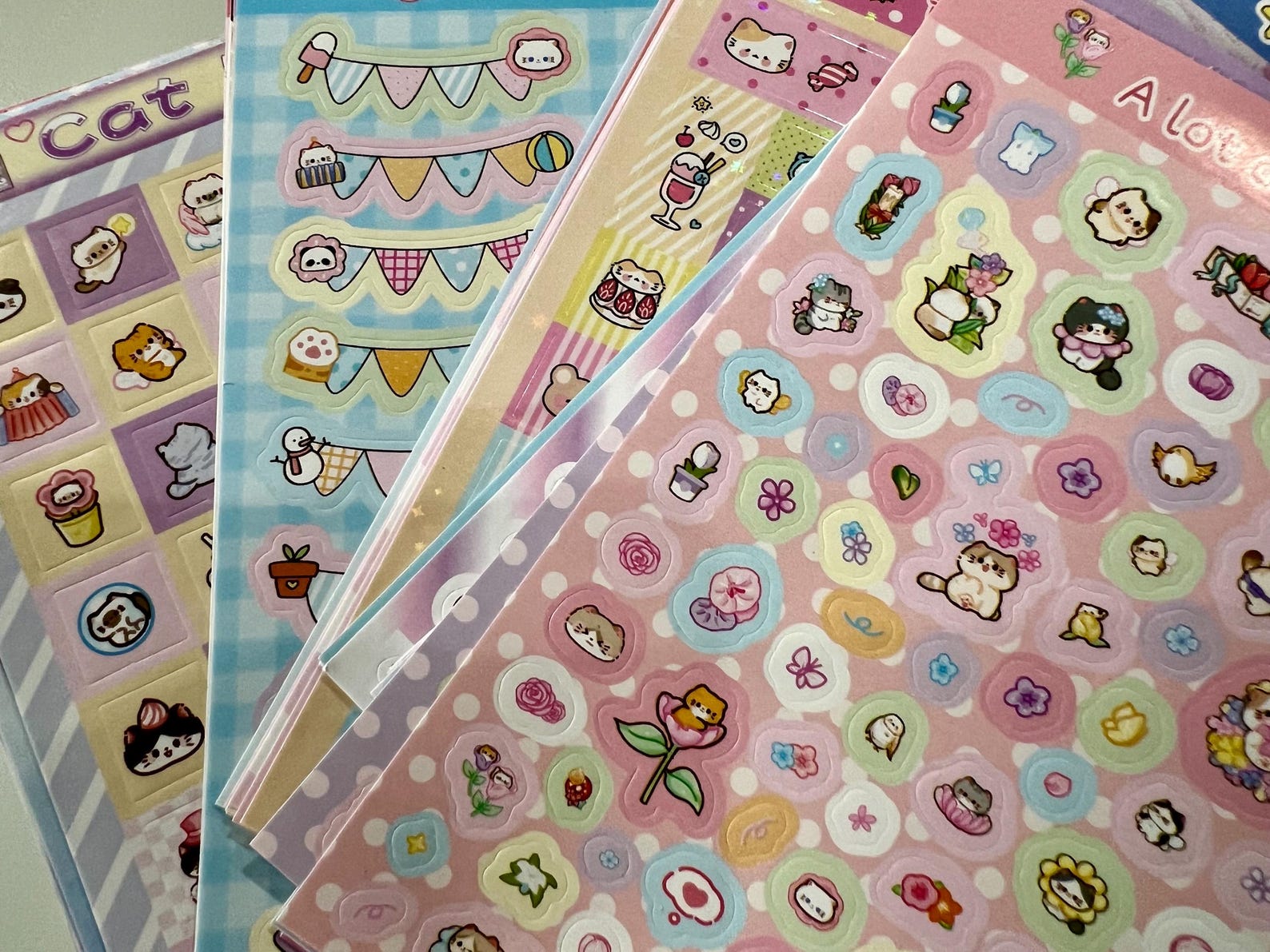 Sticker Sheets Grab Bag: Random Cute Sticker Sheets | Kawaii Scrapbook ...