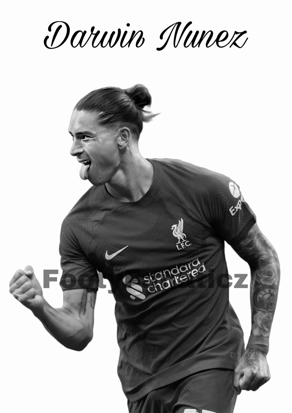 Darwin Nunez Poster - Etsy UK