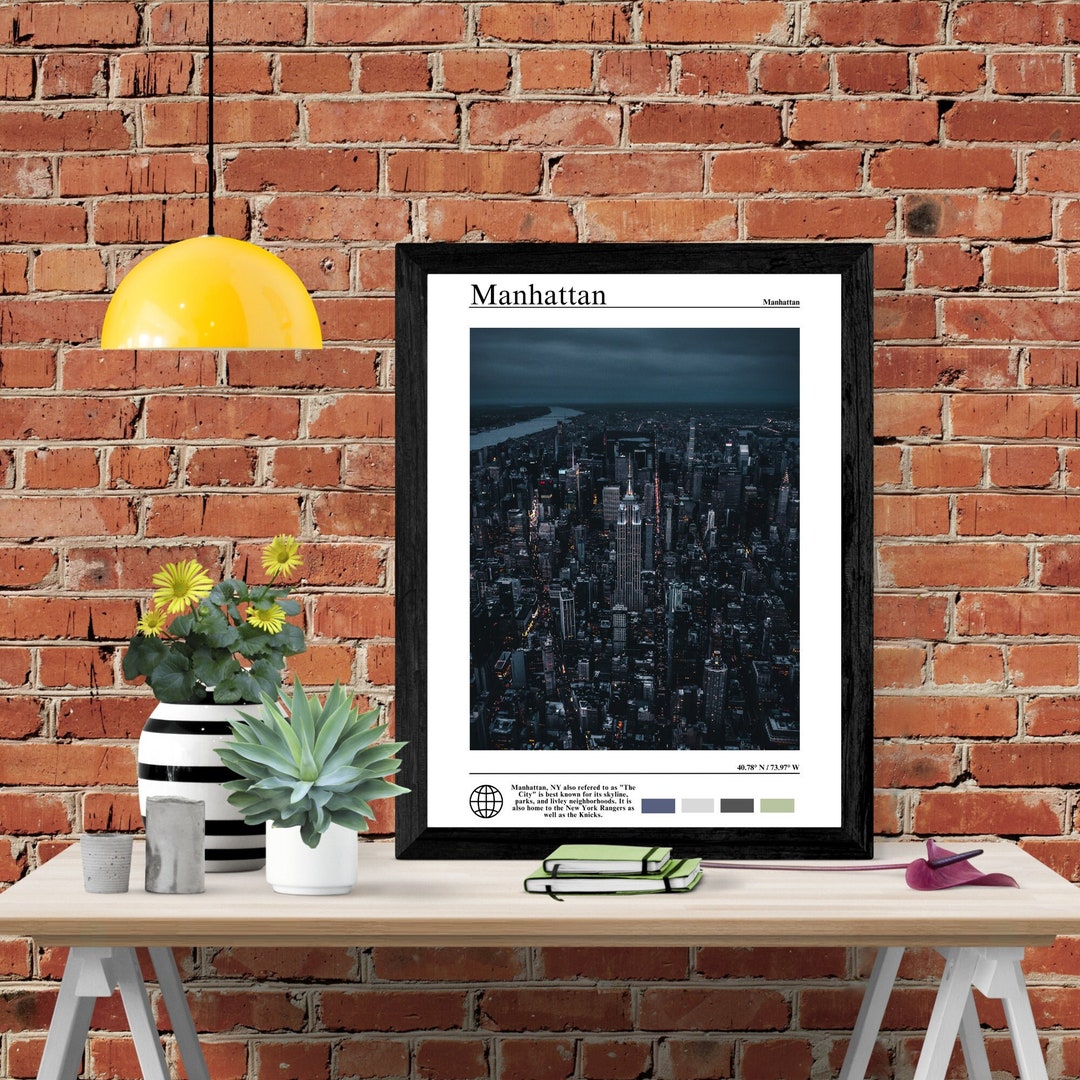 Manhattan Poster, Manhattan Print, Manhattan Photo, Manhattan Art Print ...