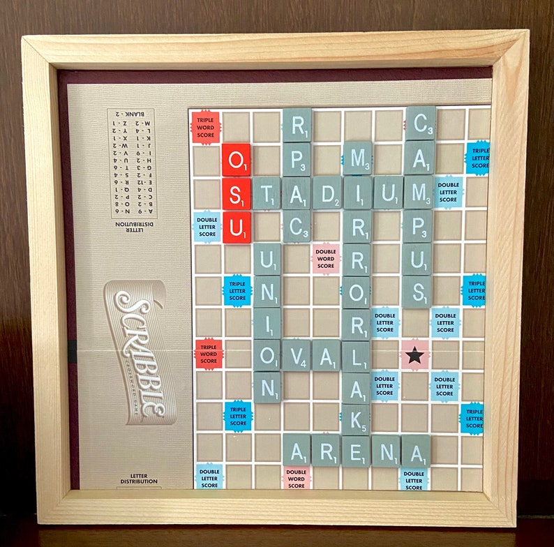 Board Game Display Plaque: the Ohio State University - Etsy