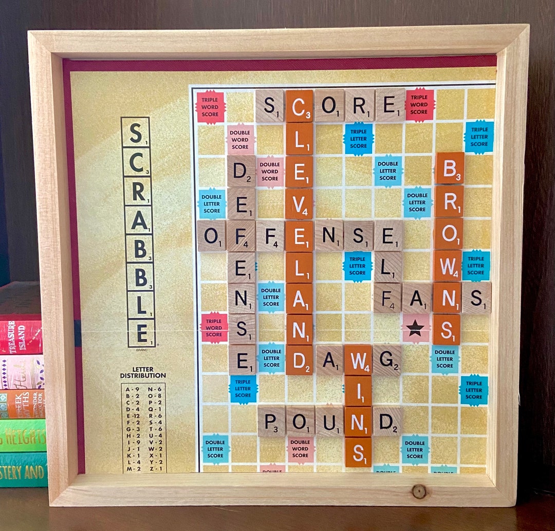 Board Game Display Plaque: Cleveland Browns - Etsy
