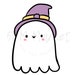 Cute Doodle GHOST Clipart, Adorable Halloween Art, Sublimation, 5 PNG ...