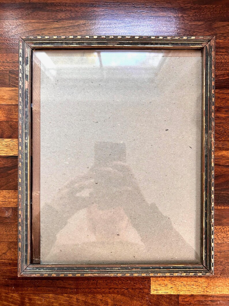 Antique 8 X 10 Gold Wood Picture Frame - Etsy