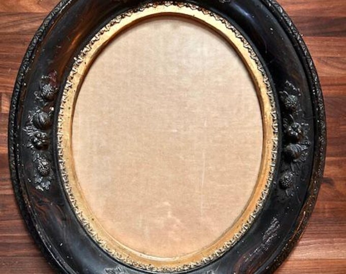 Antique 8 X 10 Wood Oval Picture Frame - Etsy