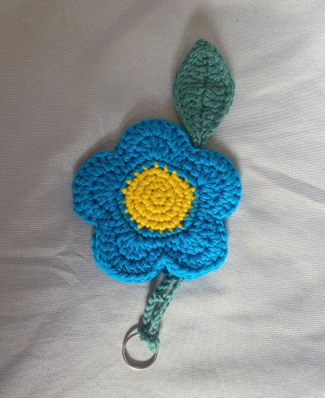Crochet Floral Key Covers - Etsy