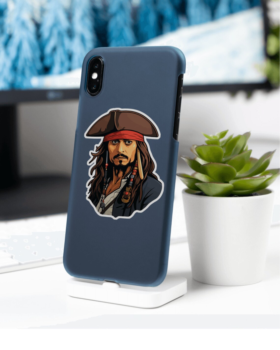 Captain Jack Sparrow Sticker Iconic Decal for Fans of the Caribbean ...