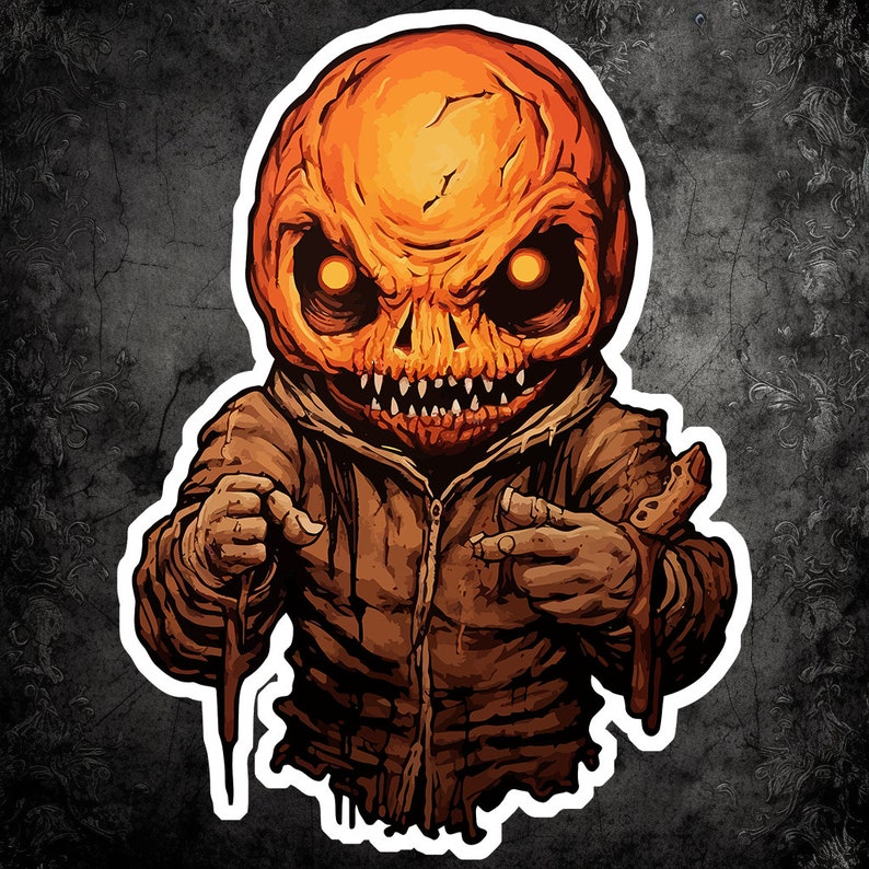 Sam Trick 'r Treat Sticker - Iconic Vinyl Decal for Halloween ...