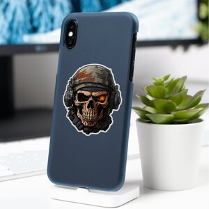 Special Forces Skull Sticker - Tactical Vinyl Decal for Laptops, Water ...