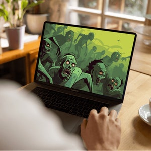 Zombie Apocalypse Unleashed Desktop Wallpaper - Etsy