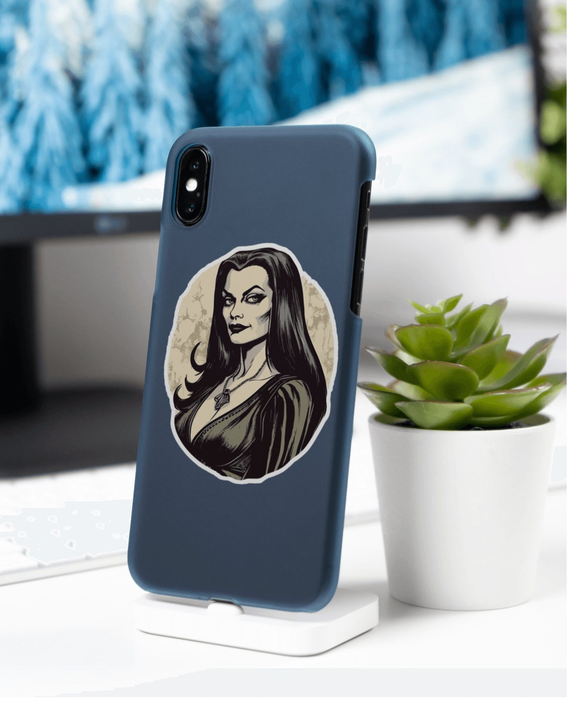 Lily Munster Classic TV Sticker Iconic Gothic Matriarch Decal - Etsy