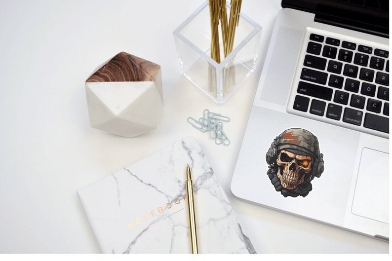 Special Forces Skull Sticker Tactical Vinyl Decal for Laptops, Water ...