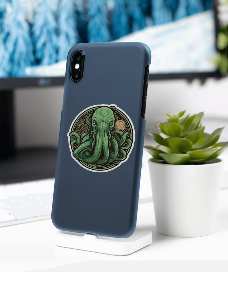 Cthulhu Sticker Lovecraftian Vinyl Decal for Laptops Water - Etsy