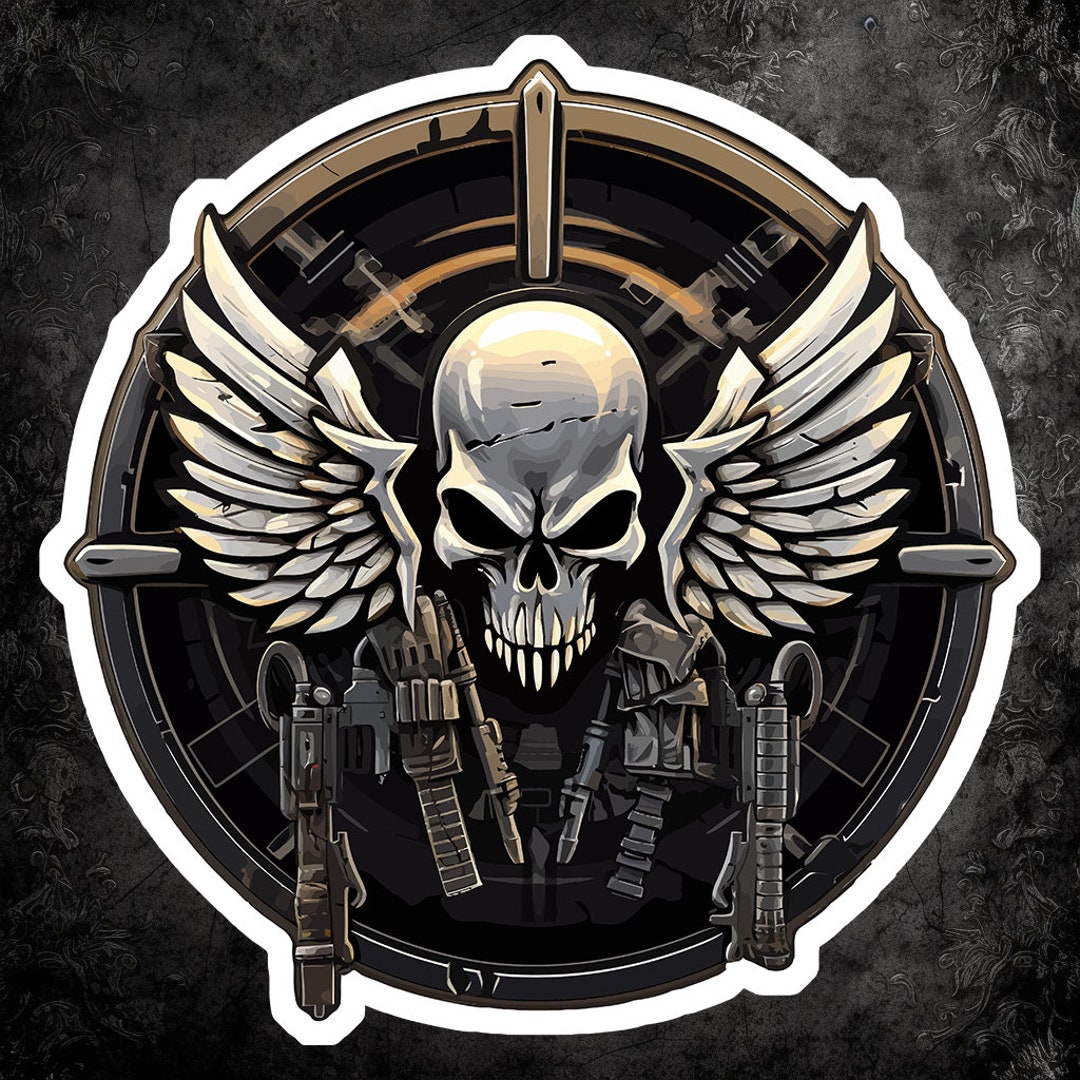 Special Ops Halloween Sticker - Mysterious Emblem Decal - Etsy