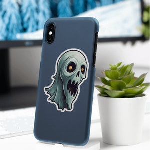 Ghost Face Sticker | Halloween | Scary - Etsy