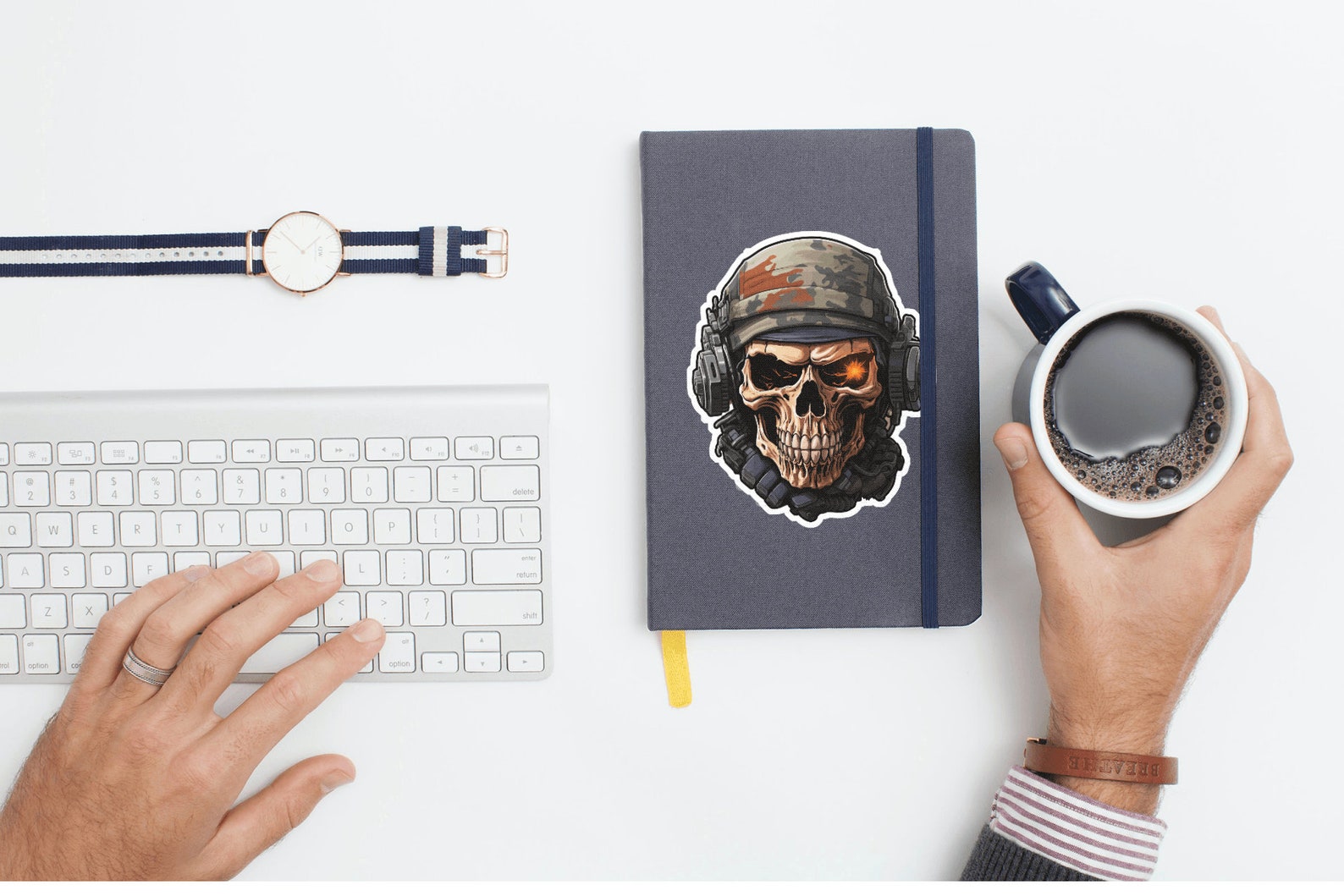Special Forces Skull Sticker Tactical Vinyl Decal for Laptops, Water ...