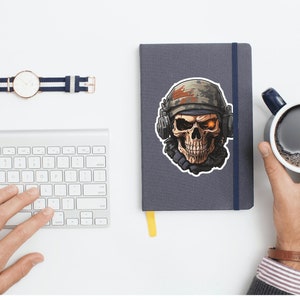 Special Forces Skull Sticker - Tactical Vinyl Decal for Laptops, Water ...