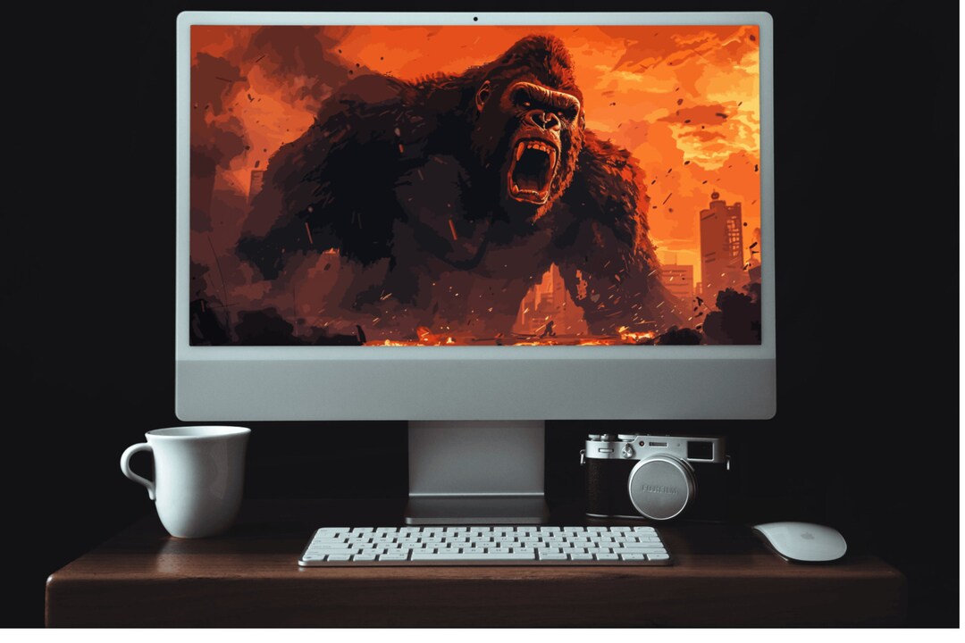 Urban Jungle - King Kong City Rampage Wallpaper, Majestic Monster ...
