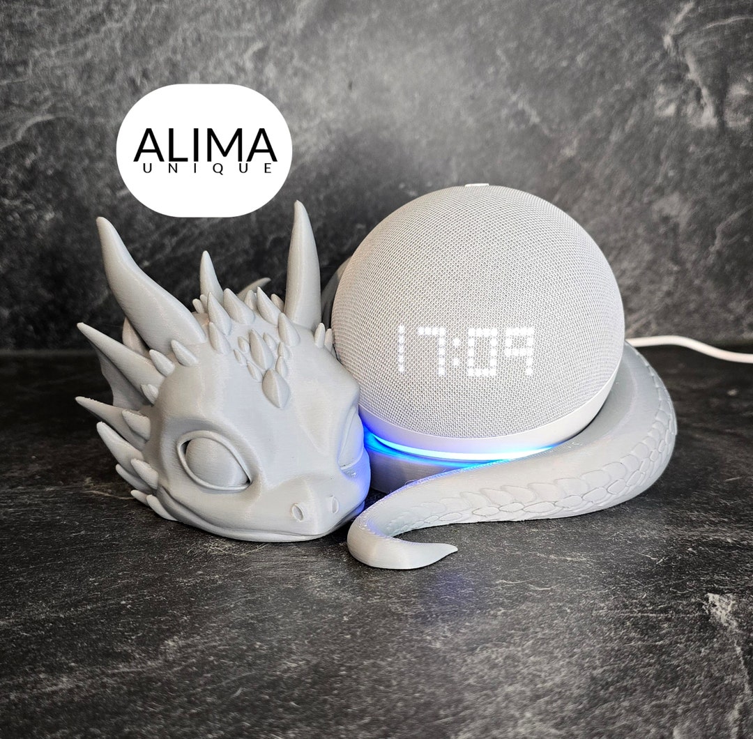 ONLY STL Original Lying Baby Dragon - Compatible With Alexa Dot 5 - Etsy