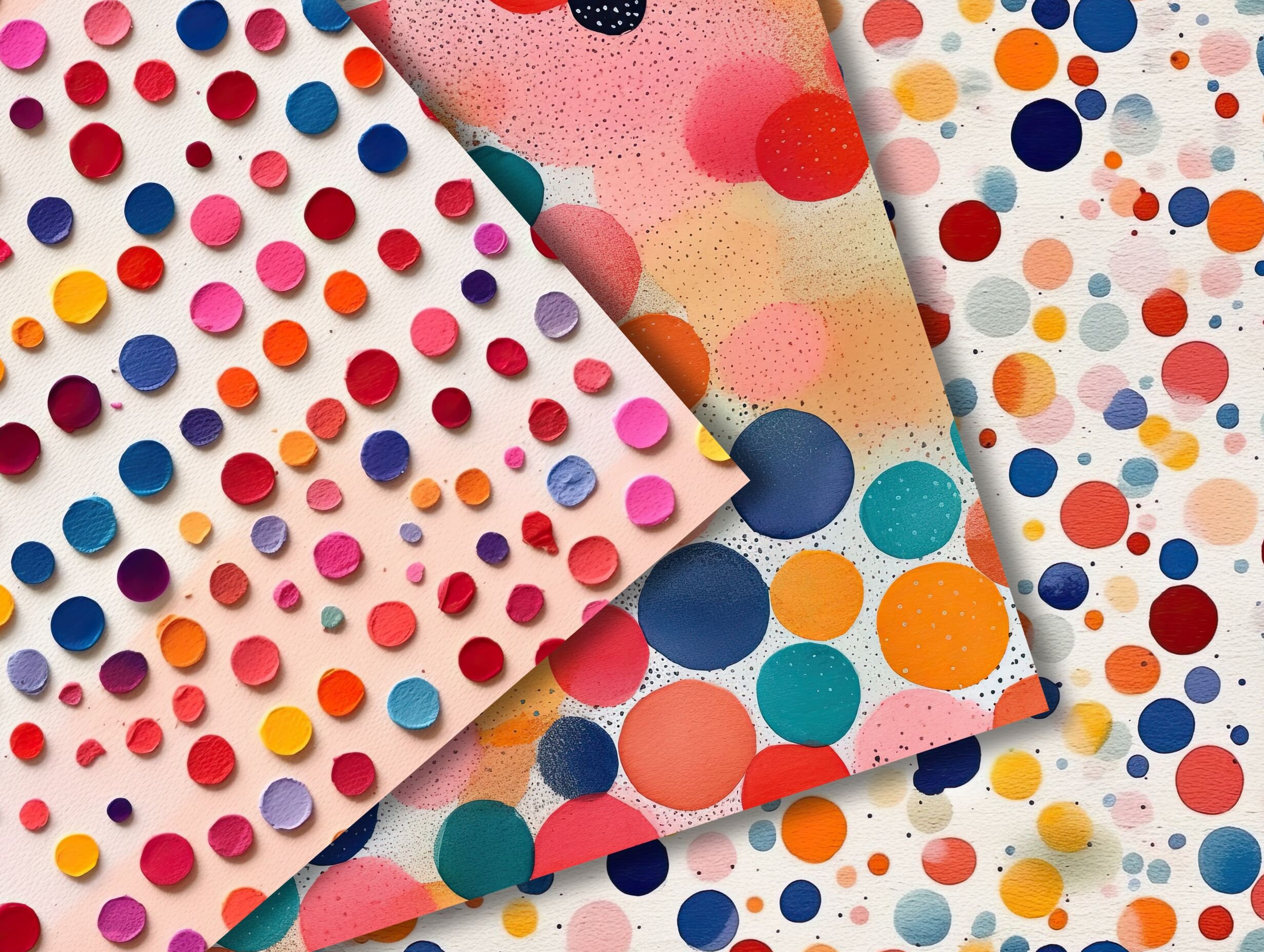 Rainbow Confetti Digital Paper Colorful Sprinkle Background Happy ...