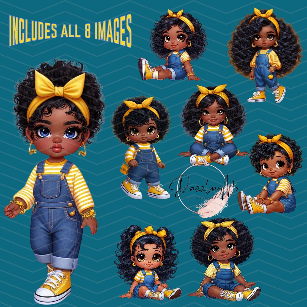Overall Baby Divas PNG Cartoon Character chocolate Babies Illustration ...
