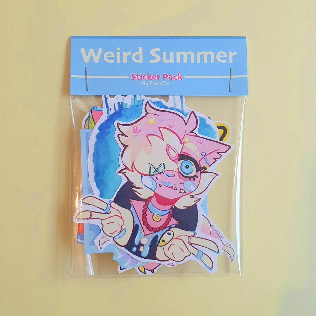 Weird Vinyl Stickers Set of 5 - Etsy